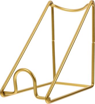 Artibetter Metal Weinflaschenhalter Goldfarben Dekoratives Stabiles Weinregal für Tisch und Schrank Eleganter Weinflaschenständer aus Eisen für Rotwein Praktisch