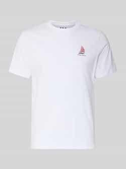 Helly Hansen T-Shirt mit Logo- und Motiv-Print Modell SHORELINE