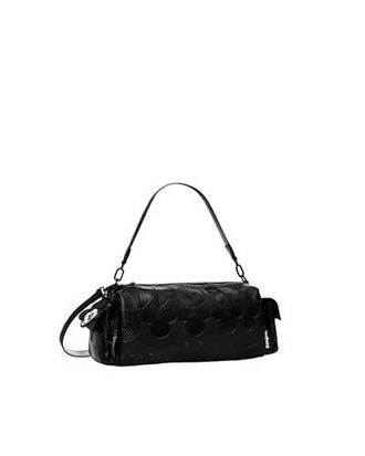 Desigual Sac &agrave; main en polyur&eacute;thane pour femme, noir, taille unique, Noir, One size