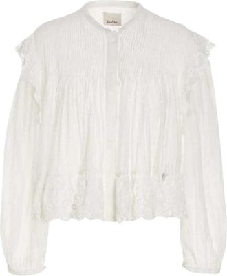 Isabel Marant Elegantes Viskose-Oberteil - - Blouses & Shirts - Damen - Wei&szlig; - 3XS