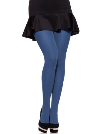 Merry Style Damen Mikrofaser blickdichte Strumpfhose plus size MS 162 60 DEN(Cobalt, XXXL (58-64))