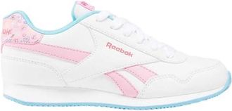 Reebok Girls Royal Cl Jog 3.0 Sneaker, White Astrorose Digitalblue, 13 UK