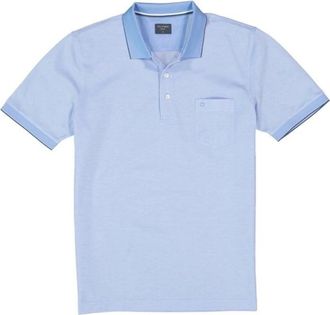 Olymp Polo Shirt - - Tops - Herren - Blau - M