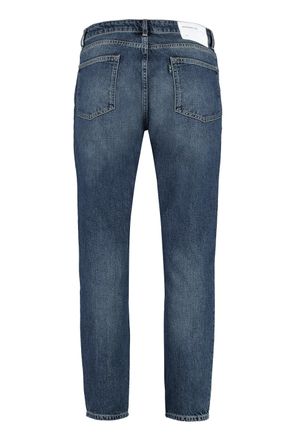 Department Five Mens Jeans Drake Slim Fit Blue Cotton Slim-Fit
