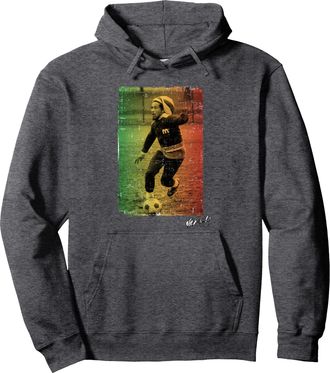 Bob Marley Rasta Fu&szlig;ball Pullover Hoodie