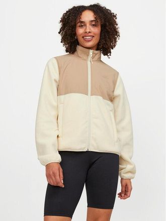 Jack & Jones Fleecejacke Avery 12248651 Écru Regular Fit