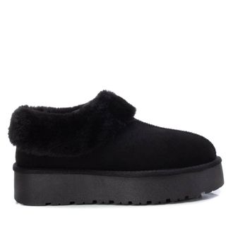 Xti Hausschuhe Slipper Damen Schwarz - Bequeme und vielseitige Schuhe - Casual Mode - Modell 14221104 (Gr&ouml;&szlig;e 40)