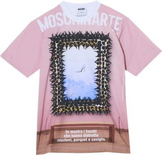 Moschino Femme, Tops, Multicolore, Taille: 36 FR T-Shirt Tacchi