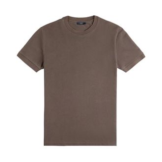 Fay ZEF S602 T-Shirt - - Tops - Herren - Braun - XL