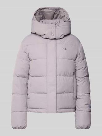 Calvin Klein Jeans Steppjacke mit Logo und Eingrifftaschen
