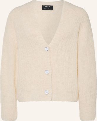 Marc Cain Strickjacke Mit Alpaka weiss