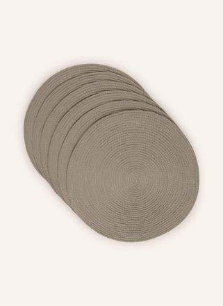 Pad Pad 6er-Tischset Poi beige