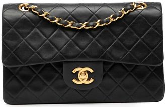 Chanel Hobo Bags - Small Classic Lambskin Double Flap - Gr. unisize - in Schwarz - f&uuml;r Damen