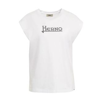 Herno T-Shirts - - Tops - Damen - Wei&szlig; - L