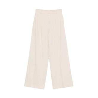Max Mara Femme, Pantalons, Beige, Taille: 38 FR Wide Pantalons