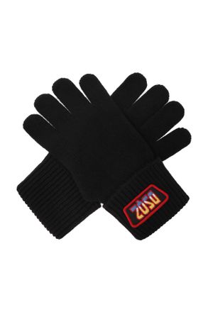 Dsquared2 Gloves With Logo, Womens, Black