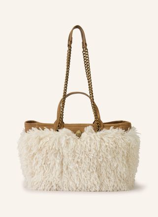 Kurt Geiger Shopper Hoxton Mit Kunstfell beige