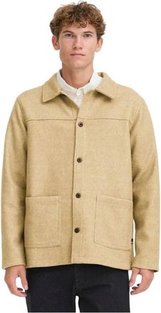 Kronstadt Homme, Vestes, Beige, Taille: XL Gorge Overshirt
