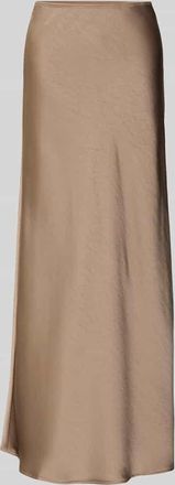 Neo Noir Maxirock aus Satin Modell Vicky