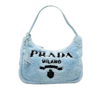 Prada Sac bandouli&egrave;re Pre-owned Re-Edition 2000 Terry - Femme - Pre-owned - Bleu - Taille: ONE Size