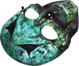 Valiclud Halloween Gruselige Skull Cosplay Maske aus Leichtem mit Elastischem Band Komfortabel und Atmungsaktiv Grüne Schädelmaske für Halloween Mottoparty und
