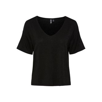 Pieces Pcbillo Oversized Tee Lurex Stripes Noos