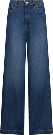 Liu Jo Femme, Jeans, Bleu, Taille: W26 Jean &Eacute;vas&eacute; Taille Haute