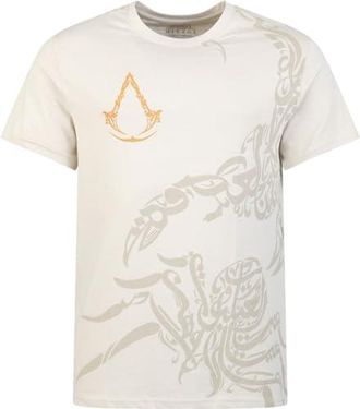 Assassin's Creed Mirage Animals Homme T-Shirt Beige Regular, Beige, Medium