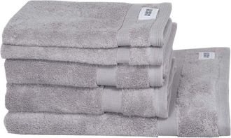 Sch&ouml;ner Wohnen Kollektion SCH&Ouml;NER WOHNEN Handtuch CUDDLY - 5er Set 50x100 cm, Hellgrau