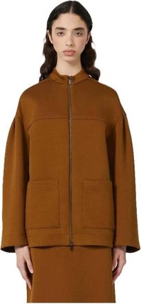Max Mara Femme, Sweatshirts et sweats &agrave; capuche, Brun, Taille: 38 FR Cadiz SweaT-shirt
