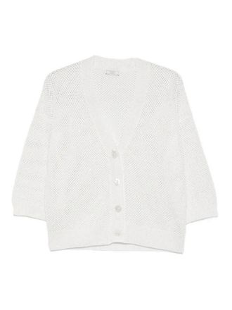 PESERICO Pull Col Rond - Blanc