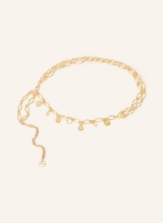 Maje G&uuml;rtel Mit Schmucksteinen gold