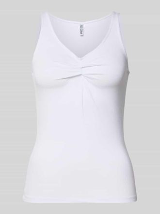 Pieces Slim Fit Top aus Viskose-Mix Modell MALIVA