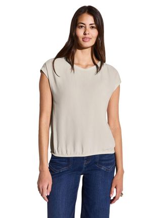 Street One Damen Bluse mit elastischem Saum