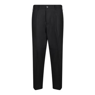 Dell'Oglio Verstellbare Taille mit Seite - - Trousers - Herren - Schwarzk - L