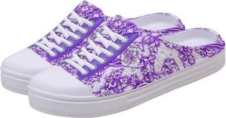 BESPORTBLE POPETPOP Sandales D&eacute;t&eacute; Antid&eacute;rapantes pour Femmes, Sabots Respirants en Mati&egrave;re Souple, Violettes Taille 39, Confortables pour Plage, Jardin Et Ext&eacute;ri