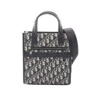 Dior Pre-owned Safari North-South Oblique Canvas Leder Handtasche - - Pre-owned - Herren - Mehrfarbig - ONE SIZE