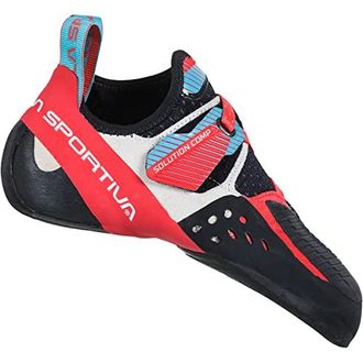 La Sportiva La Sportiva Solution Comp Woman, Chaussures descalade pour Femme, Bleu 402602, 34 EU