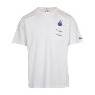 MC2 Saint Barth Homme, Tops, Blanc, Taille: M Austin Ostriche Bollicine