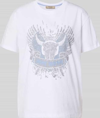 Mos Mosh T-Shirt mit &uuml;berschnittenen Schultern Modell Washa