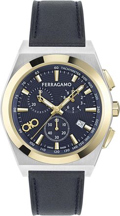 Ferragamo Uhren - Quarz-Chronographenuhr Vega Upper East Chrono - Gr. unisize - in Blau - f&uuml;r Damen