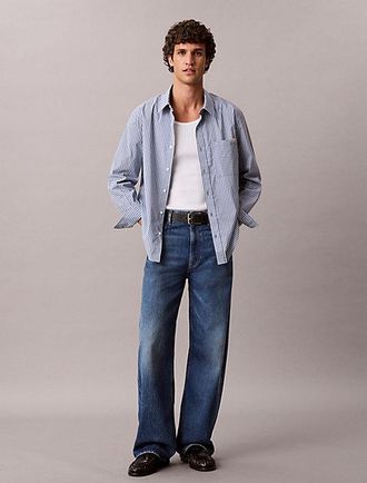 Calvin Klein Baggy Jeans - Ck Boulder Blue - Herren - 2832