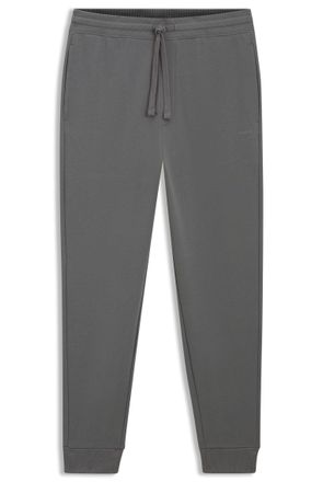 HUGO BOSS Herren Dayote232 Jogginghose aus Baumwoll-Terry mit kontrastfarbenem Logo Hellgrau M