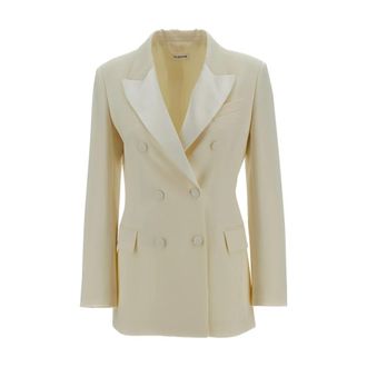 P.A.R.O.S.H. Zweireihiger Blazer - - Jackets - Damen - Wei&szlig; - L
