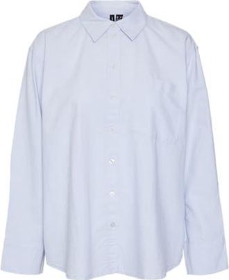 Vero Moda Chemise VMIDA pour Femme, Bleu Clair, XS