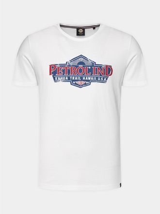 Petrol Industries T-Shirt M-1040-TSR602 Wei&szlig; Regular Fit