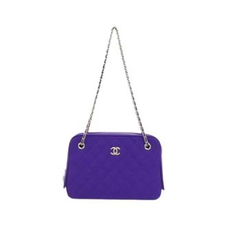 Chanel Pre-owned Vintage Schultertasche - - Pre-owned - Damen - Lila - ONE SIZE