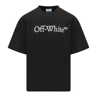 Off-white Big Bookish Skate S/S Tee - - Tops - Herren - Schwarzk - S