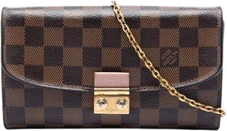 Louis Vuitton Pre-owned Croisette Chain Wallet - Femme - Pre-owned - Brun - Taille: ONE Size