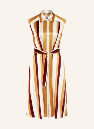 Mrs & Hugs Mrs & Hugs Hemdblusenkleid Aus Satin beige